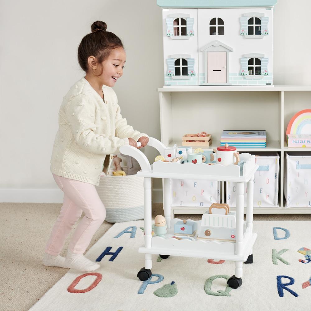 Children's Wooden Tea Trolley